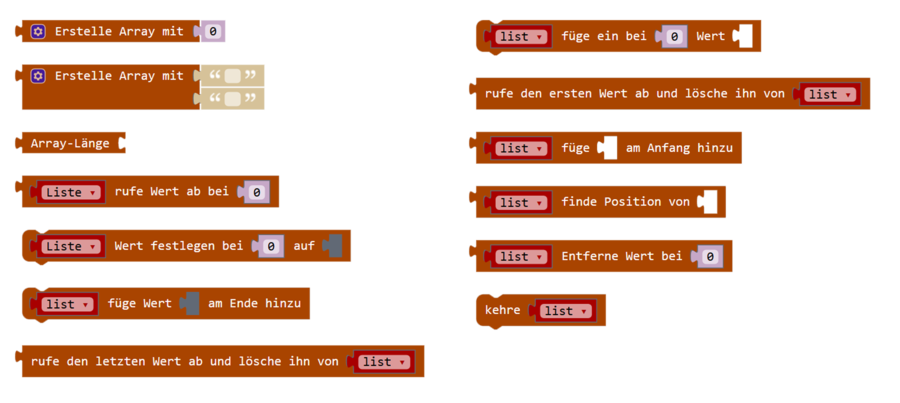 Array – microbit - Das Schulbuch