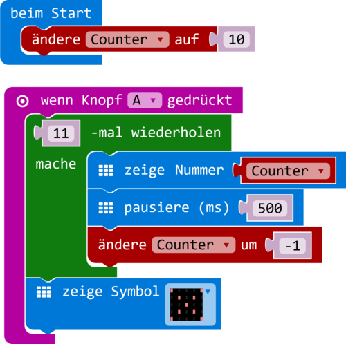 Schleifen – microbit - Das Schulbuch